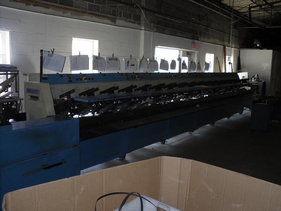 Lot #19: 1990 Harris Graphics Perfect Binding Line w/ Sulby 4000 ...